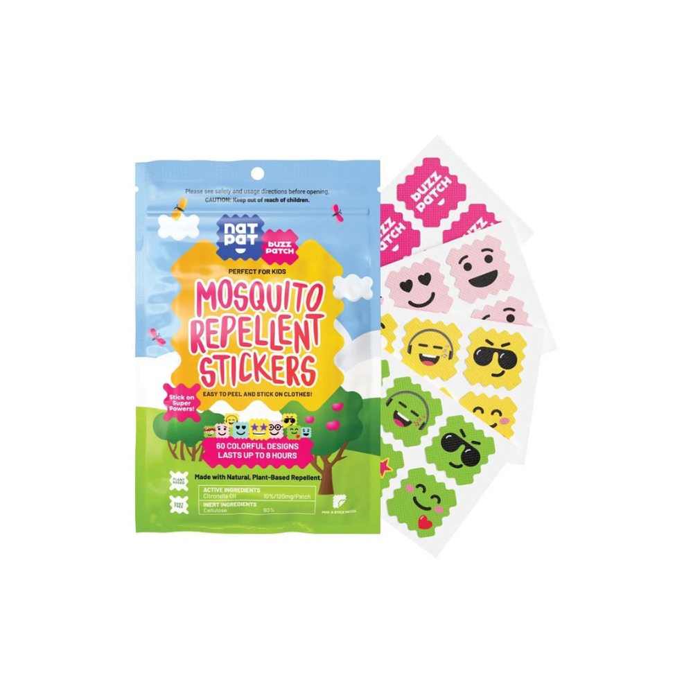 The Natural Patch Co BuzzPatch Natural Mosquito Repellent Stickers 24 ...