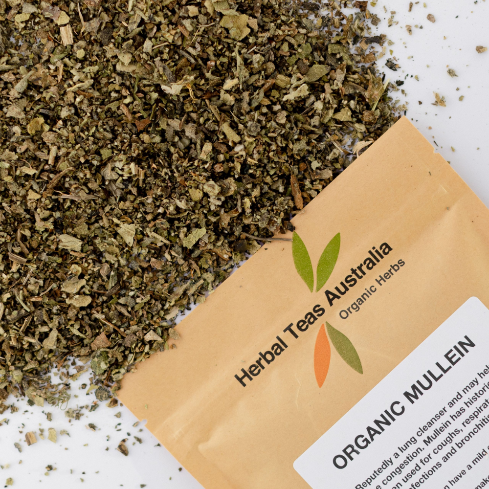 Herbal Teas Australia Organic Mullein 50g | Caffeine-Free Tea