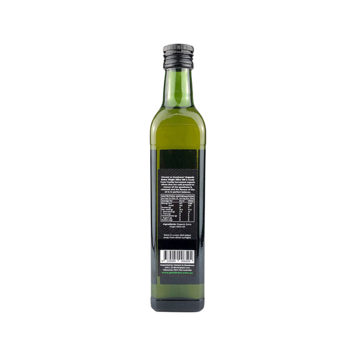 Honest to Goodness Organic Olive Oil Extra Virgin 500ml