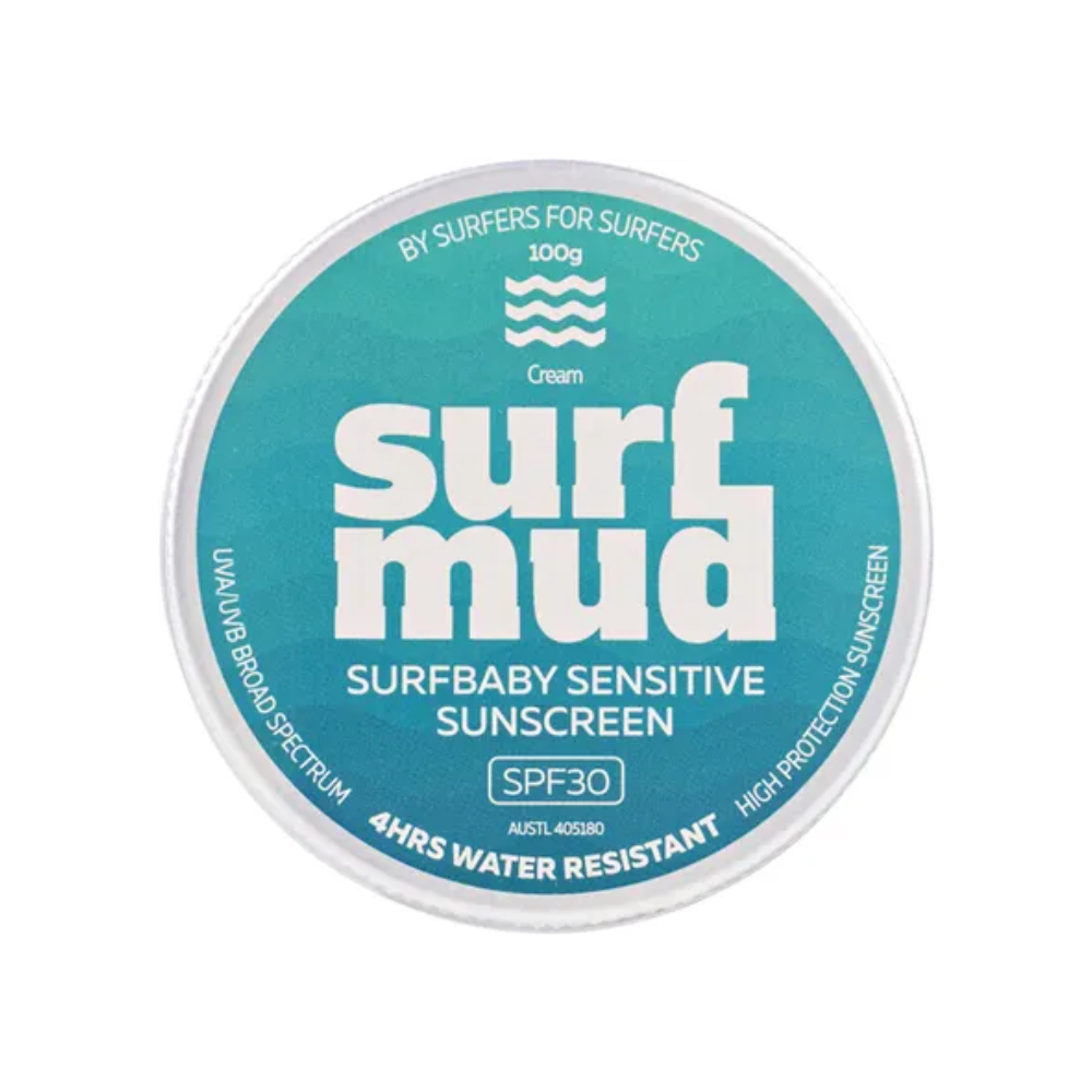 Surfmud Mineral Sunscreen SPF 50+ Tin 100g | Reef Safe Protection – Eco ...