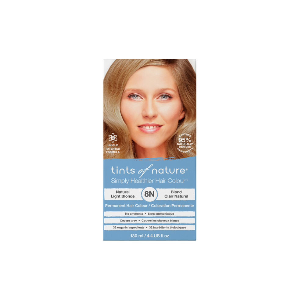 Tints of Nature 8N Natural Light Blonde Hair Colour – Organic Dye – Eco ...